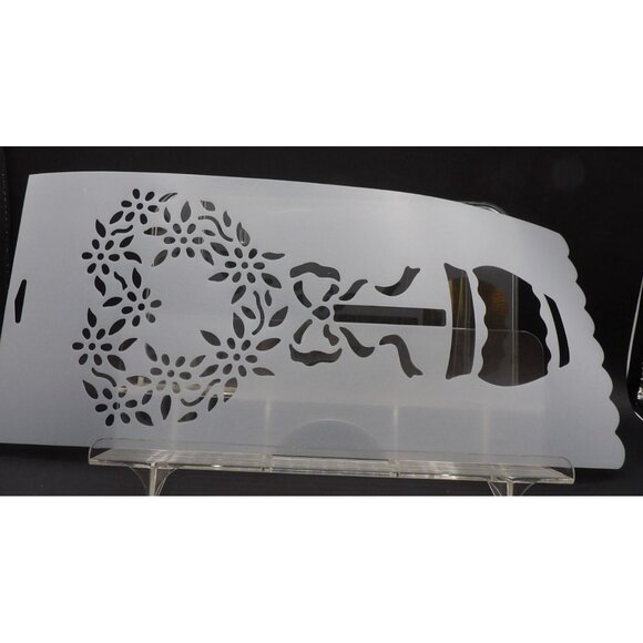 Unknown | Office | Stencil Heart Tree Victorian Lace Style Large Size ...